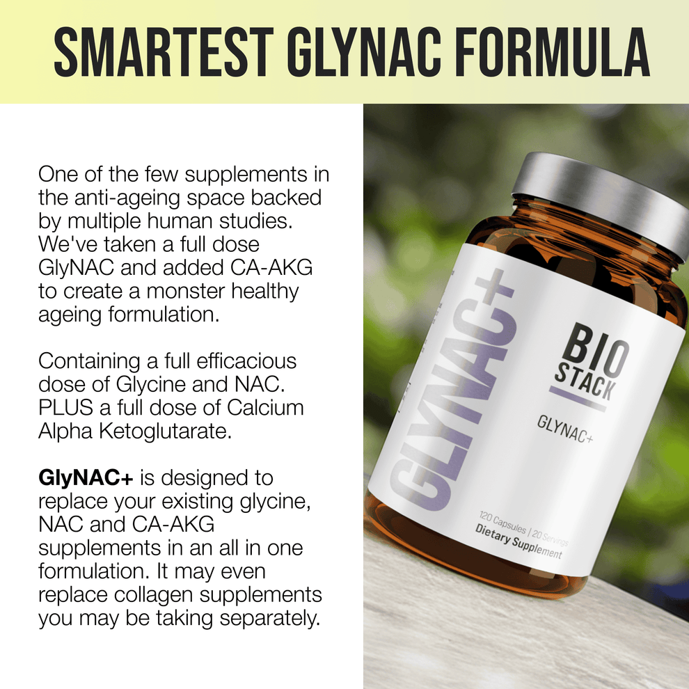 GlyNAC+ Supplement - Not Your Average GlyNAC Capsules – BioStack