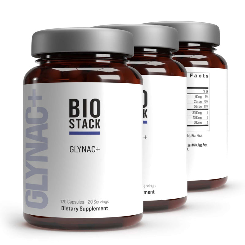 GlyNAC+ Supplement - Not Your Average GlyNAC Capsules - BioStack